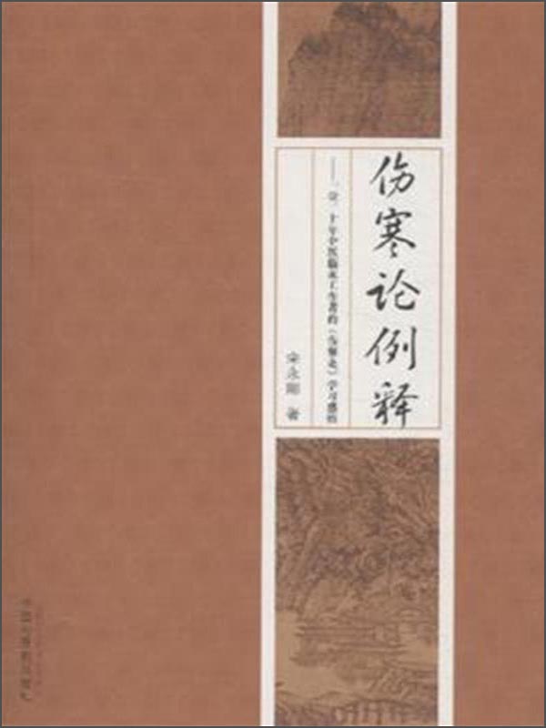 伤寒论例释 一位二十年中医临床工作者的《伤寒论》学习感悟 宋永刚 著 中国中医药出版社 伤寒学书籍
