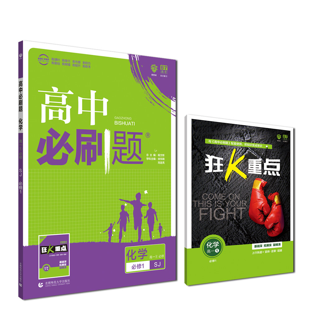 理想树 2019新版 高中必刷题：化学（高一1 必修 SJ 必修1 适用于苏教版教材体系 配狂K重点）