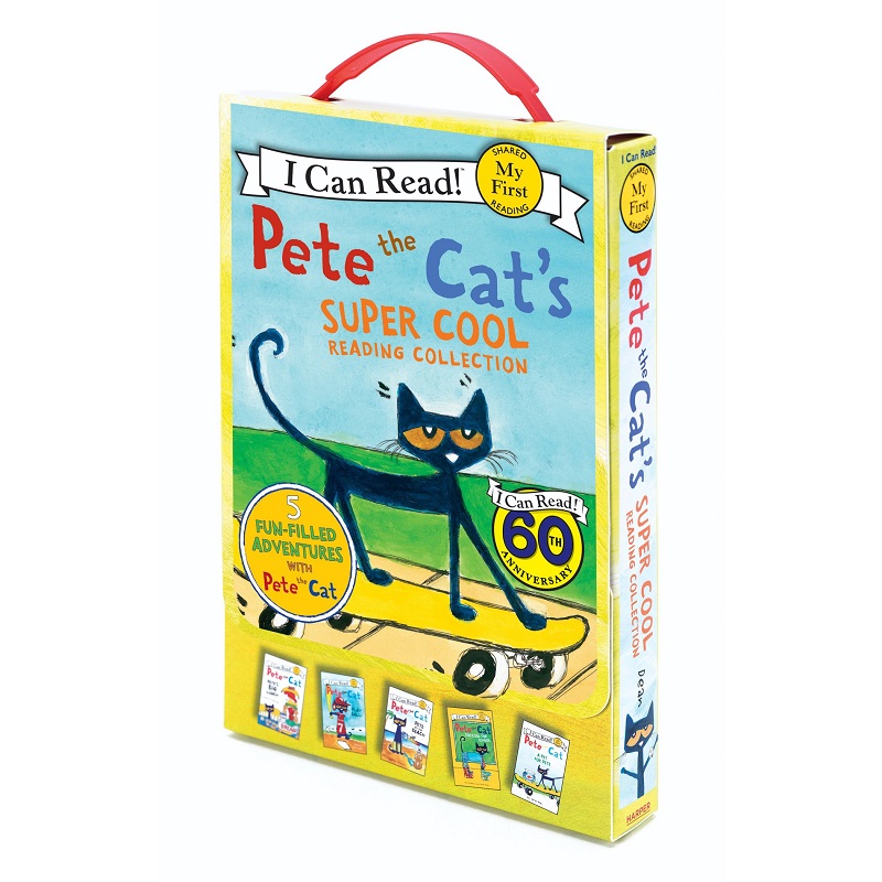 英文原版 皮特猫 Pete the Cat's Super Cool Reading Co