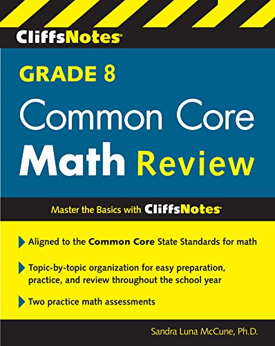 Cliffsnotes Grade 8 Common Core Math