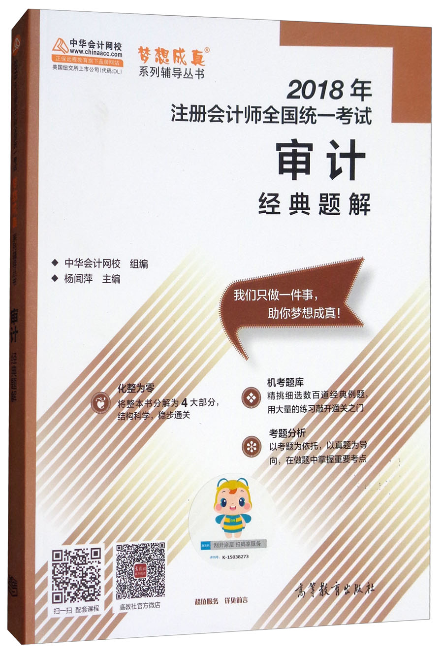 2018年注册会计师全国统一考试：审计经典题解/梦想成真系列辅导丛书