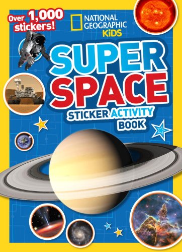 Super Space Sticker Activity Book：Over 1000 Stickers 超空间贴纸书：超1000个贴纸 英文原版