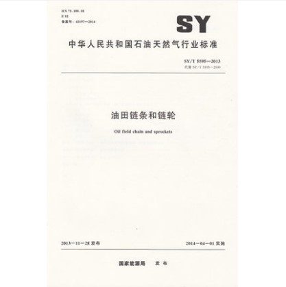 SY 5595-2013 油田链条和链轮