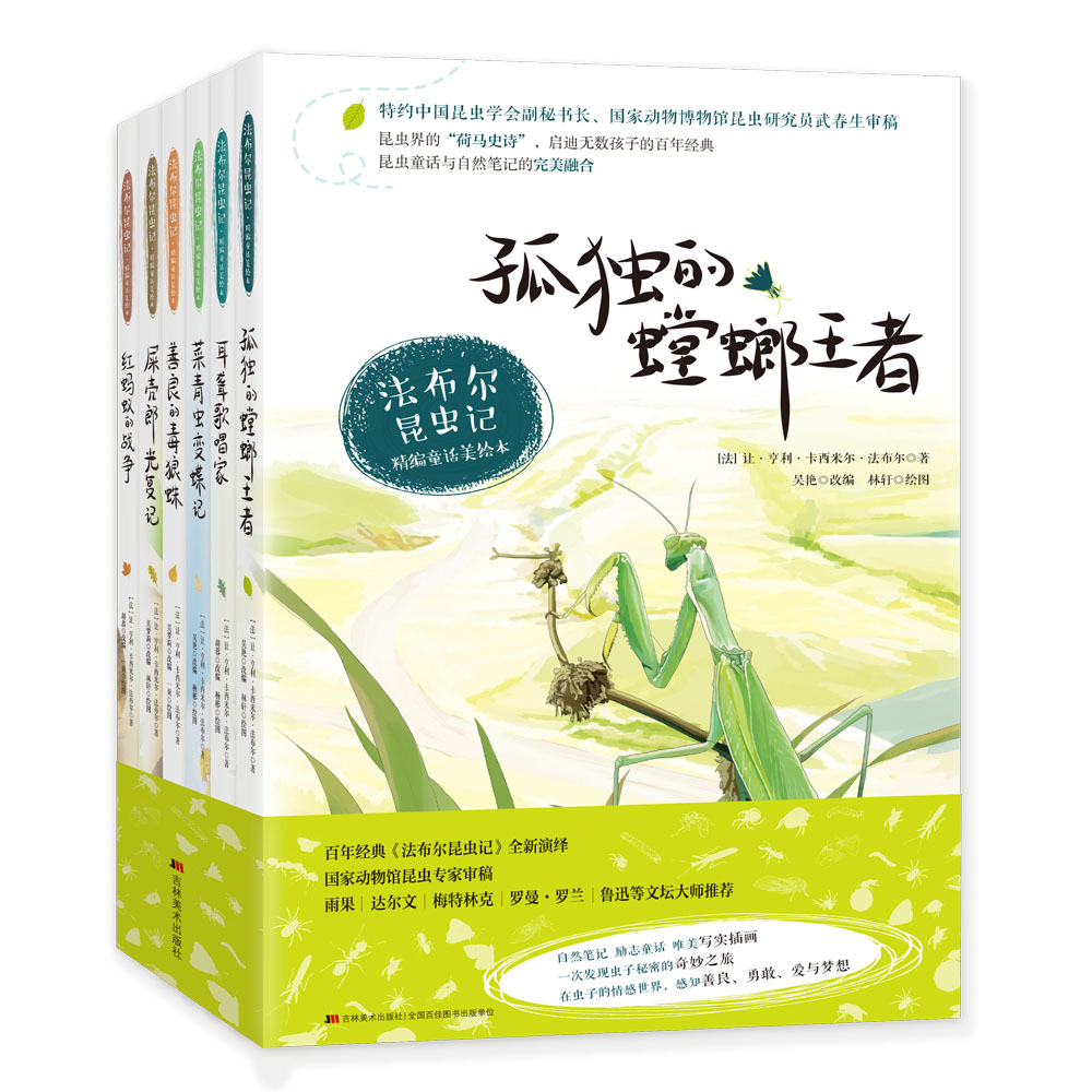 法布尔昆虫记·精编童话美绘本（套装全6册）