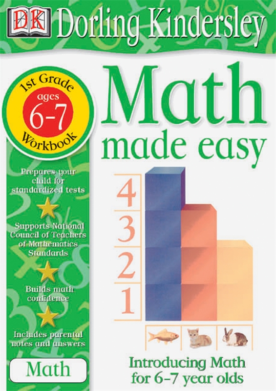 Math Made Easy: 1st Grade Workbook, Ages 6-7