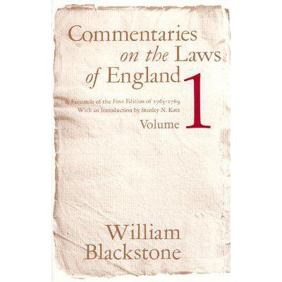 Commentaries on the Laws of England, Volume ...