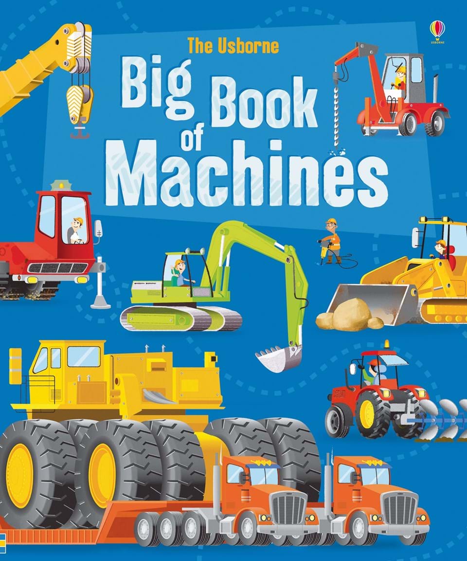The Usborne Book of Big Machines (Flexi)优斯伯恩的大型机械 英文原版