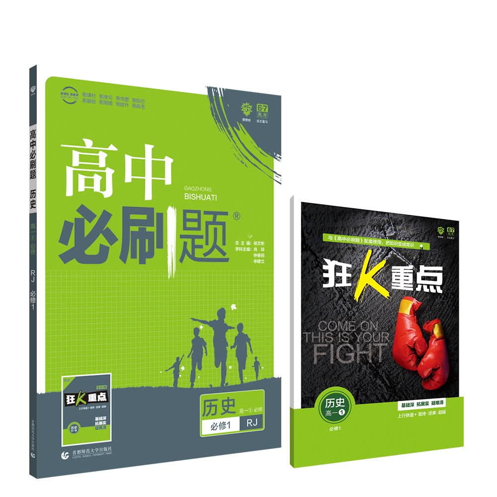 理想树 2019新版 高中必刷题：历史（高一1 必修 RJ 必修1 适用于人教版教材体系 配狂K重点）