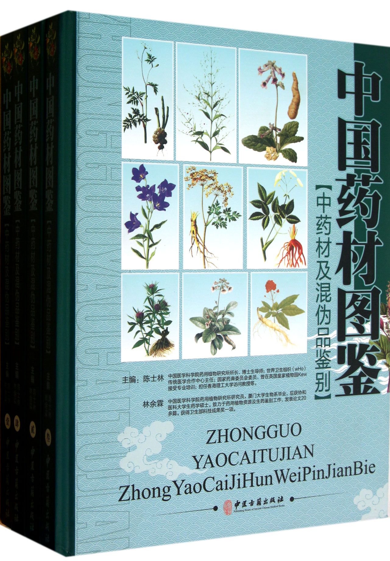 中国药材图鉴(*材及混伪品鉴别共4册)(精)