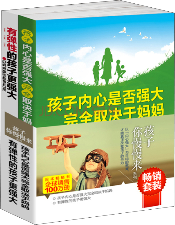 畅销套装-孩子你慢慢来系列：孩子内心是否强大取决于妈妈+有弹性的孩子更强大（套装共2册）