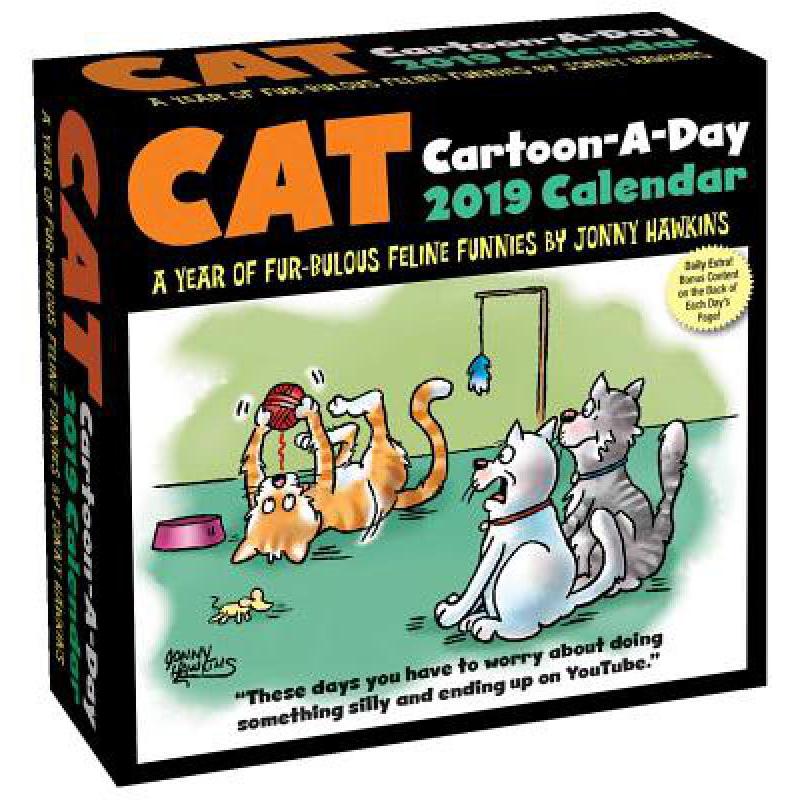 Cat Cartoon-A-Day 2019 Calendar