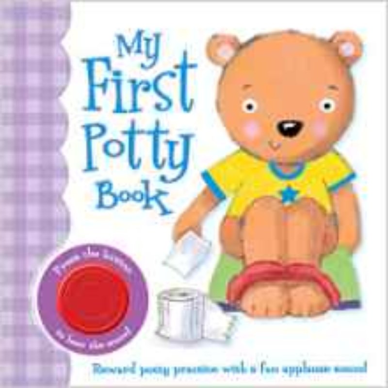 英文原版 My first potty book 宝宝的第一本便便书 有声