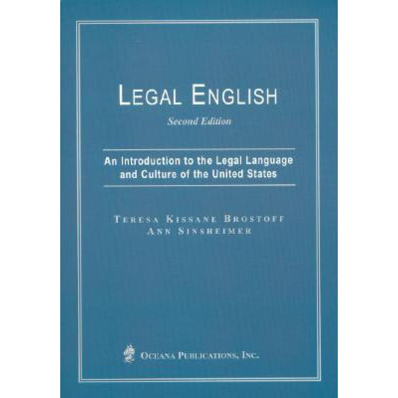 Legal English: An Introduction to the Legal ...