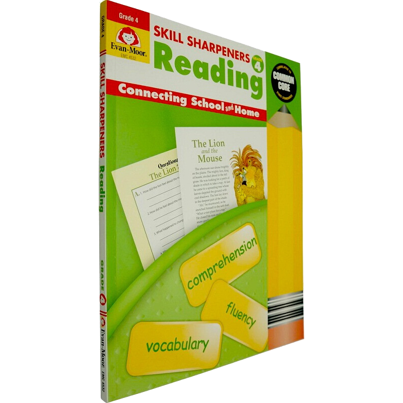 Skill Sharpeners Reading Grade 4 加州教辅4年级阅读 英文原版练习册