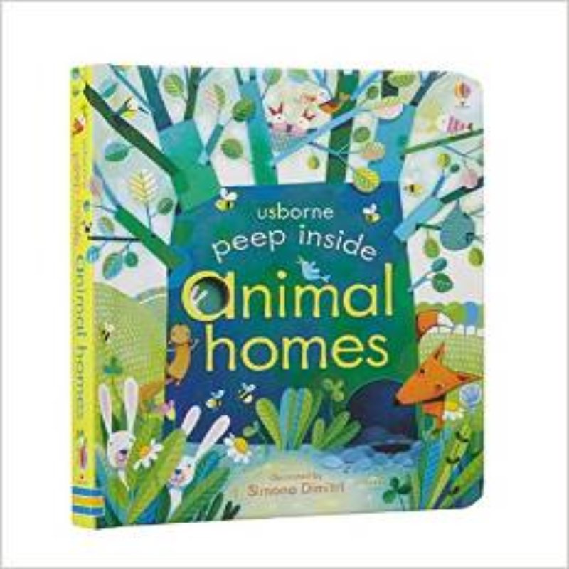 现货 探访动物的家 英文原版 Peep inside animal homes