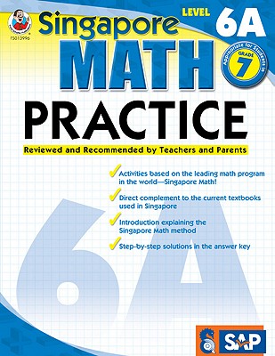 现货 新加坡数学练习册，6A级，7年级 Math Practice, Grade 7