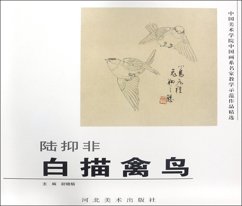 陆抑非（白描禽鸟）/中国美术学院中国画系名家教学示范作品精选