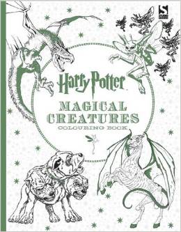 英文原版 Harry Potter 哈利波特 神奇动物 涂色书
