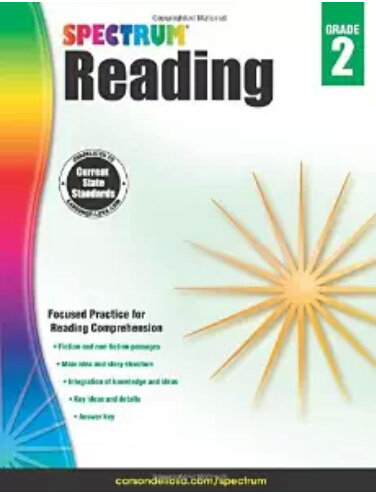 现货 英文原版 Spectrum 阅读，2年级 Spectrum Reading Workbook