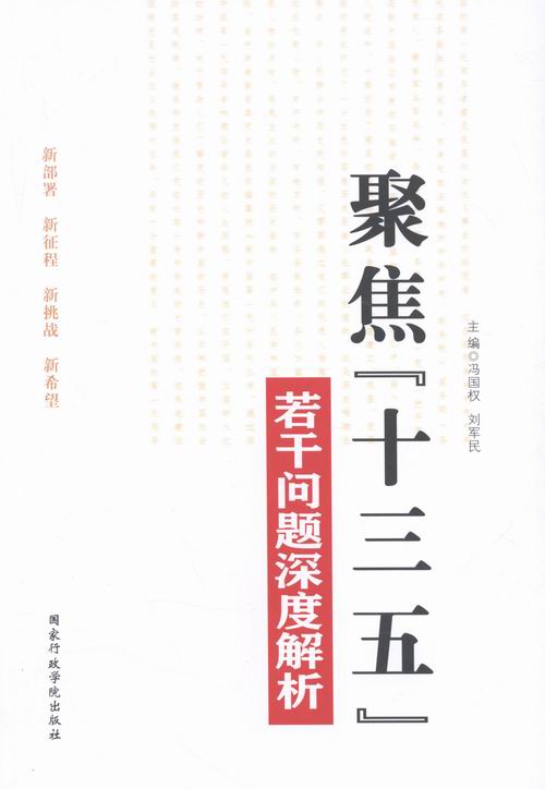 聚焦“十三五”若干问题深度解析