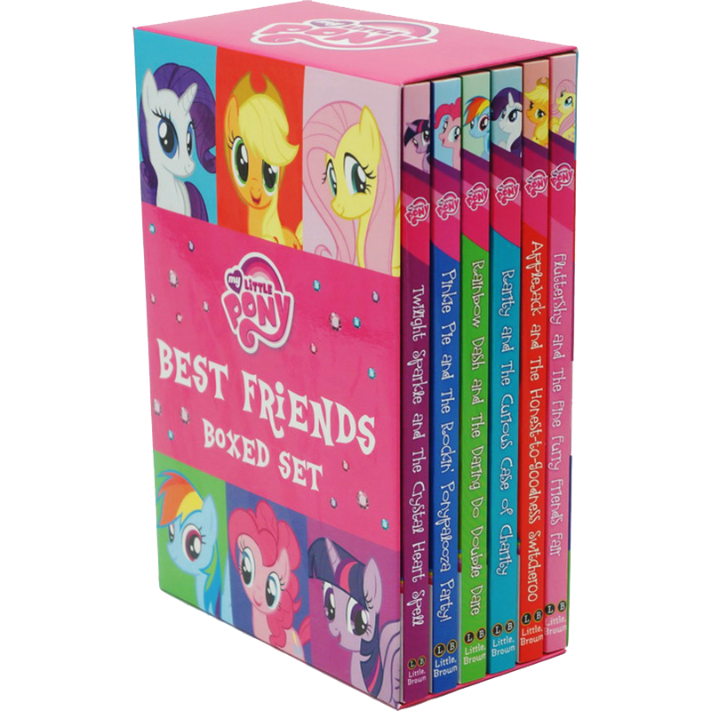 英文原版 My Little Pony Best Friends Boxed 小马宝莉6册