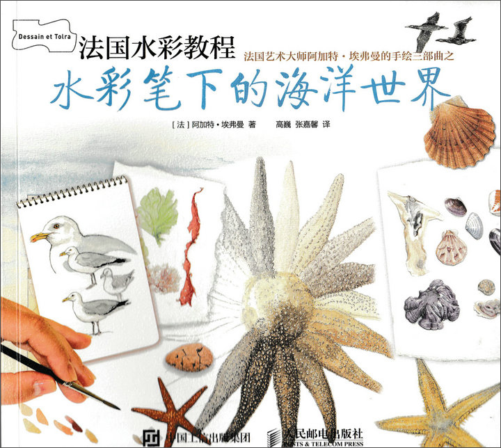 法国水彩教程 水彩笔下的海洋世界（绘客出品）