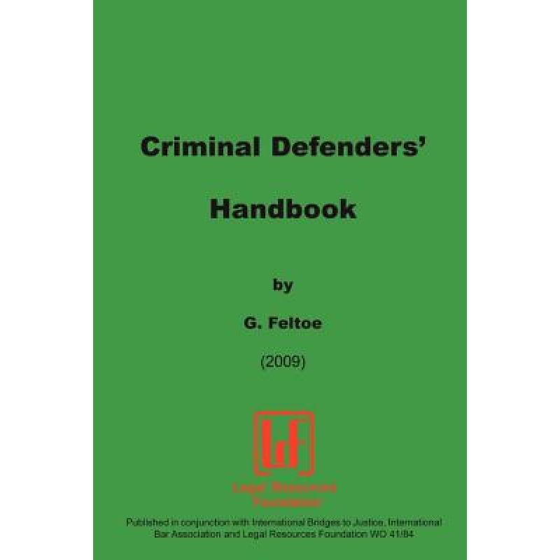 Criminal Defenders Handbook