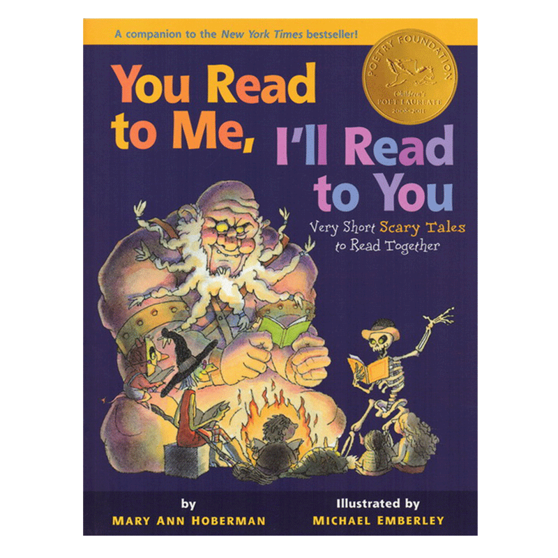 英文原版绘本 You Read to Me I'll Read to You 你给我读我给你念 韵文童谣启蒙阅读 亲子互动图画书 Mary Ann Hoberman