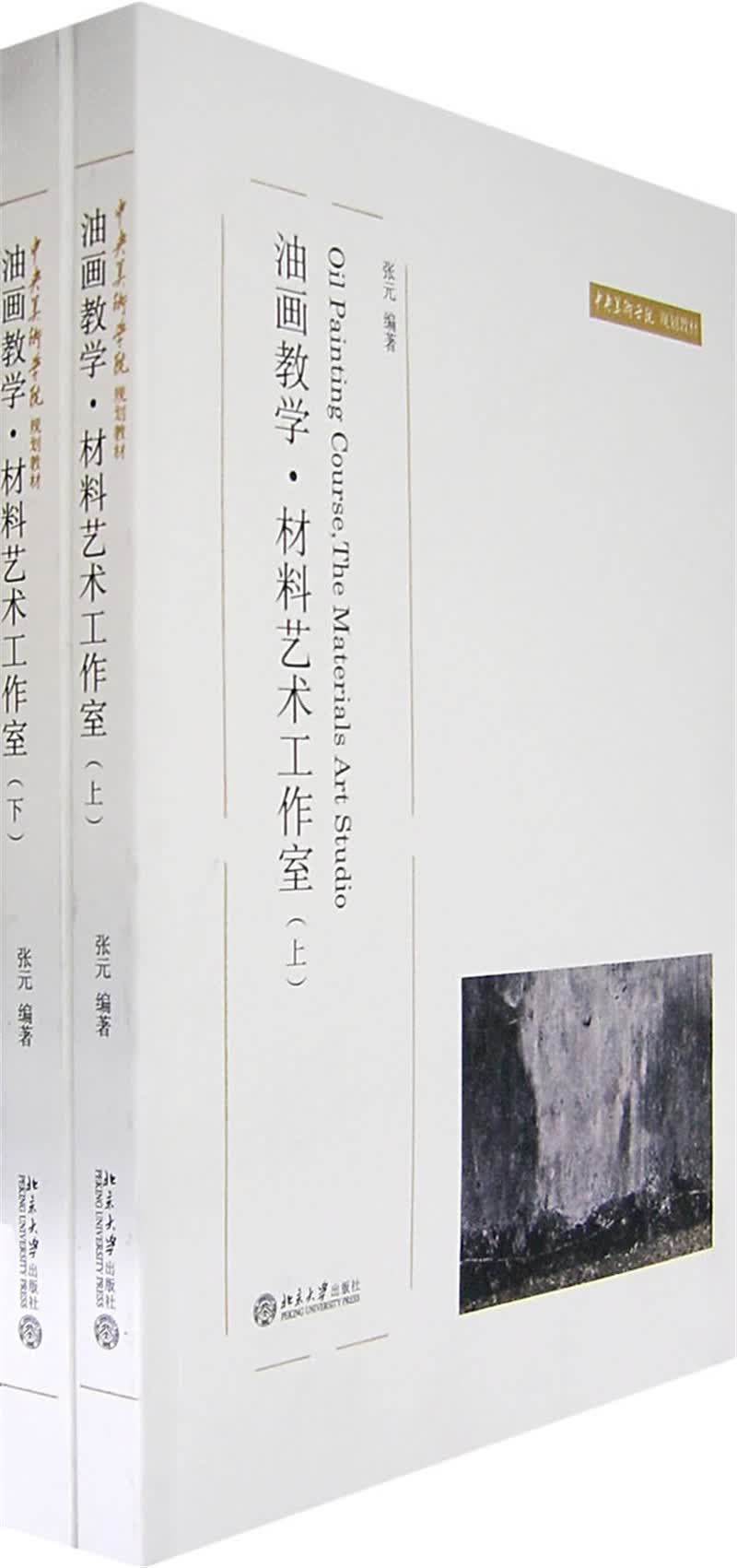 油画教学·材料艺术工作室（上下册）（高等教材）  9787301122396  北京大学  张元