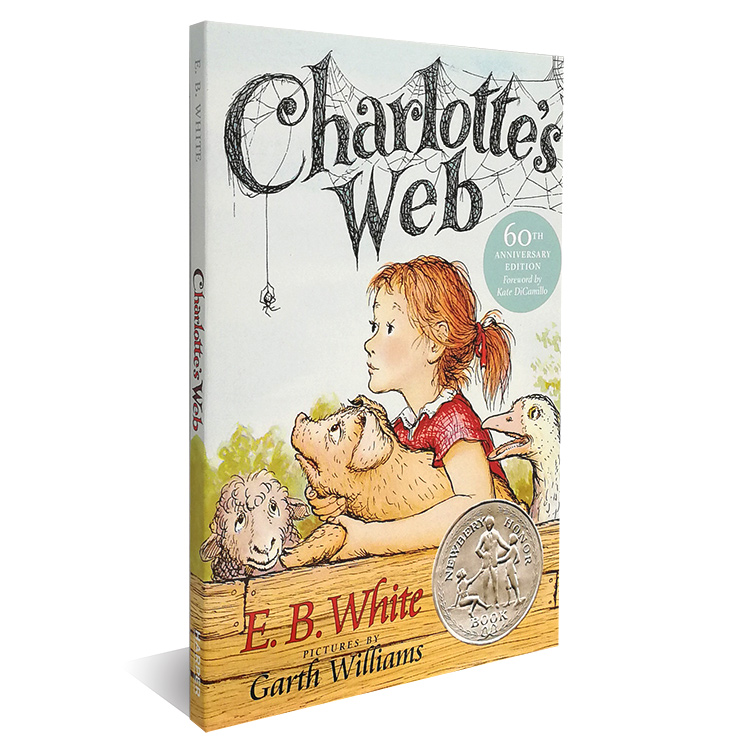 Charlotte's Web 夏洛的网 Charlottes 英文原版小说 8-12岁小学英语文学