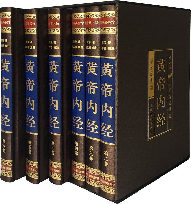 黄帝内经全集原文译文16开6册素问灵枢 全套皇帝内经中医书籍 中医四大名著
