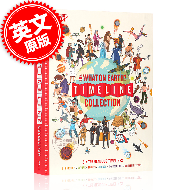 现货 历史自然科学运动莎士比亚英国历史百科知识图解套装 What on Earth Wal
