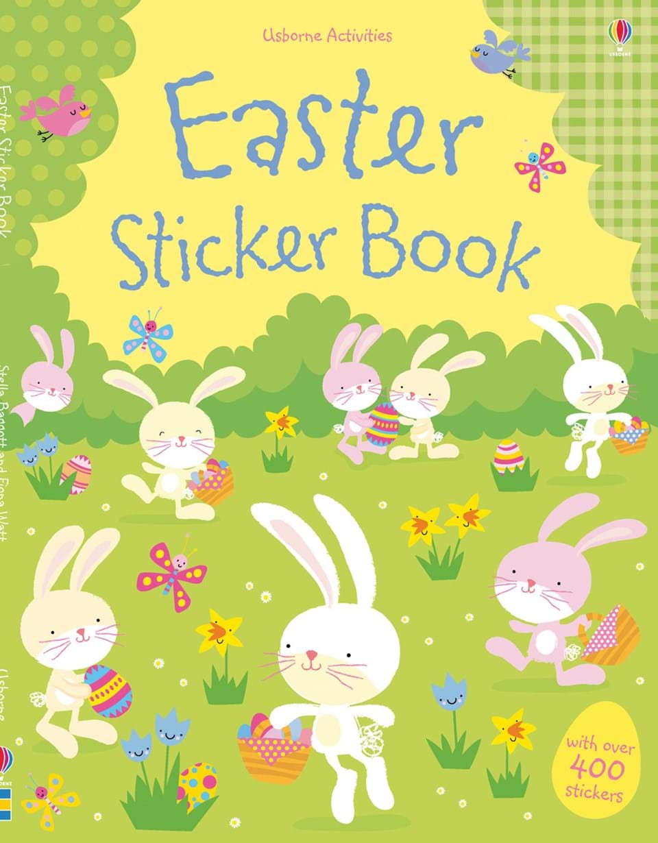 Easter Sticker Book Usborne英文原版