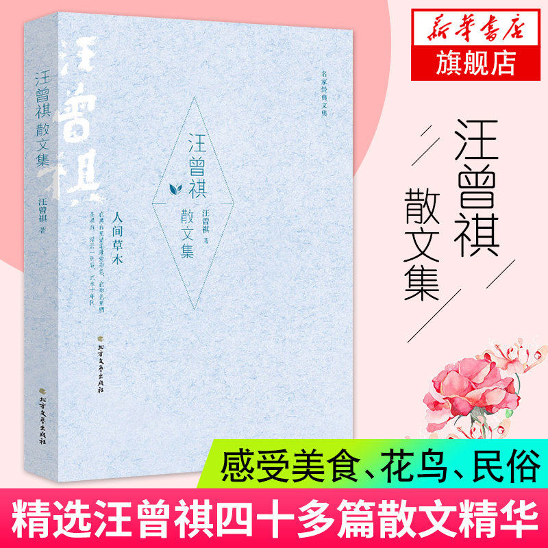 汪曾祺散文集 精选人间草木有戏有味 名家作品集 文学散文随笔 文学读物 书籍
