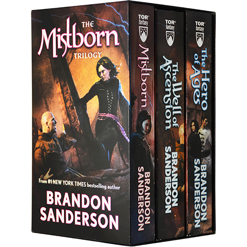 英文原版 Mistborn Trilogy 迷雾之子三部曲盒装 奇幻小说 奇幻小说大师Brandon Sanderson