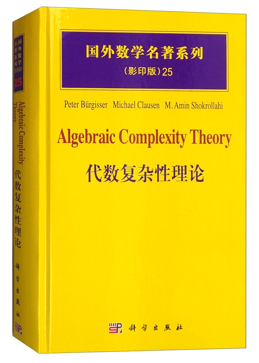 国外数学名著系列（影印版）25：代数复杂性理论