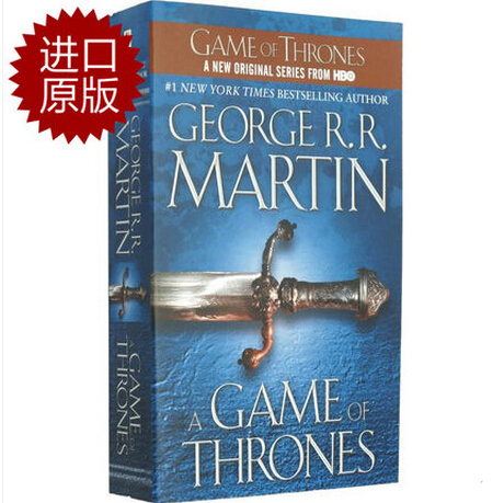 现货 英文进口原版小说A Game of Thrones冰与火之歌卷1权利的游戏