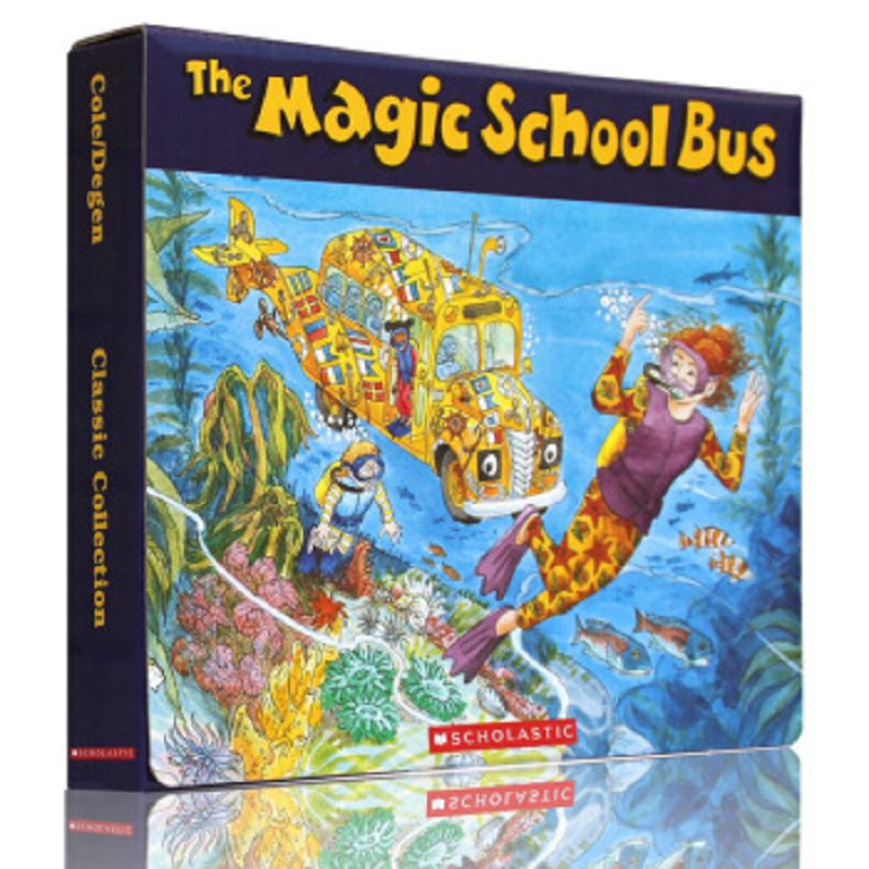 神奇校车经典版（盒装6册） Magic School Bus 英文进口原版 儿童科普百科全书 漫画故事书 小学生课外阅读书籍 【6-12岁】 赠音频