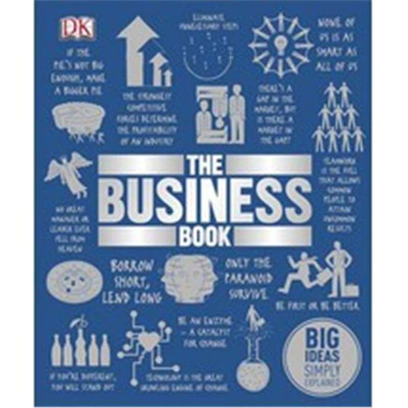 精装The Business Book DK商业百科英文原版 中产白领常备经管图解书 DK人类的思想百科丛书全书