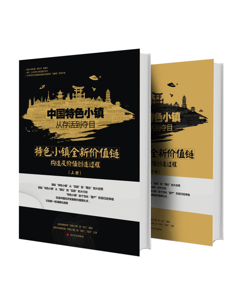 中国特色小镇从存活到夺目——特色小镇全新价值链构造及价值创造过程（套装共2册）