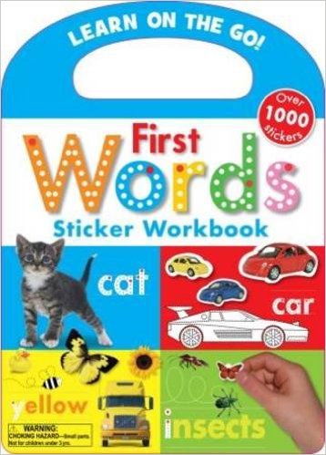 Learn On The Go First Words Sticker Workbook