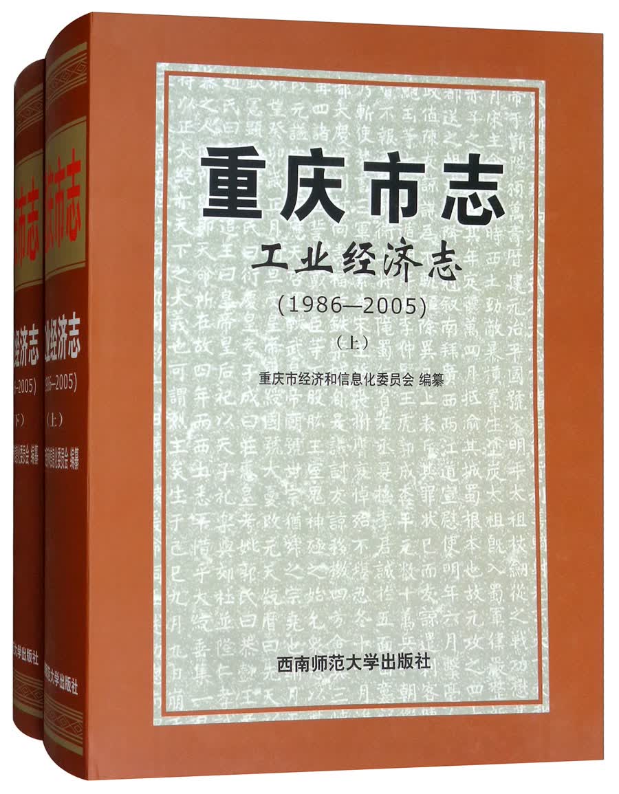 重庆市志：工业经济志（1986-2005 套装上下册）