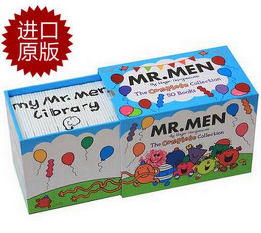 现货Mr Men copy Complete Set英文原版奇先生50册套装 儿童绘本