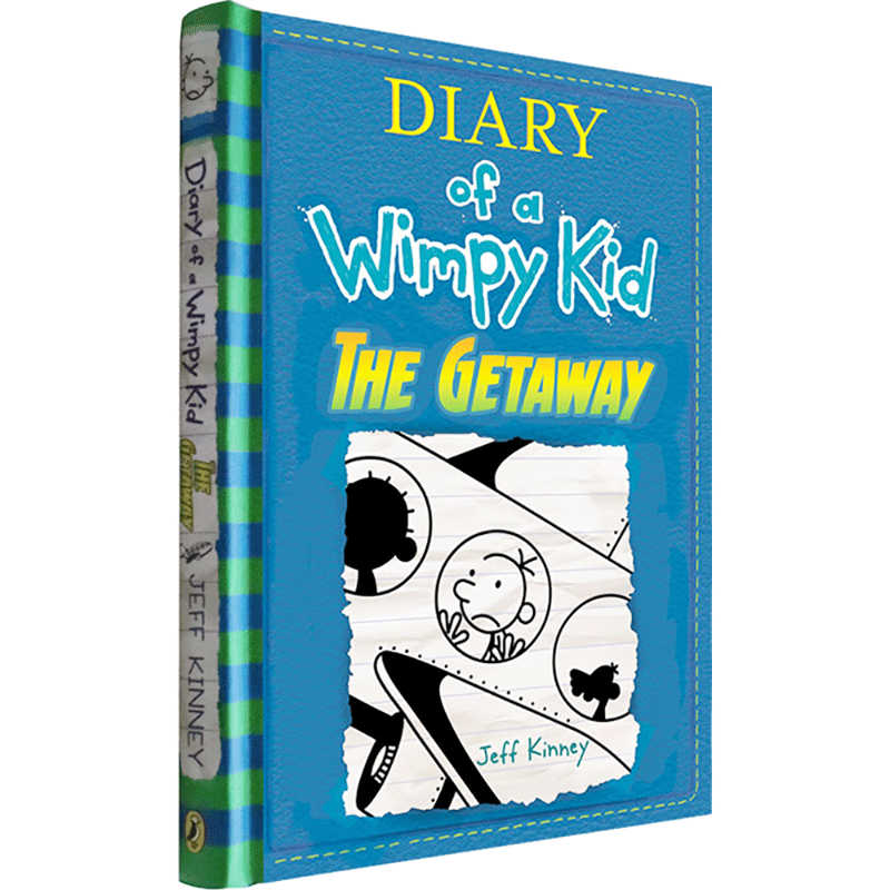 英文原版 小屁孩日记第12册 The Getaway 精装 Diary of a Wimpy Kid