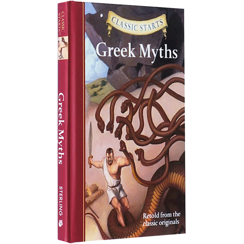 Classic Starts系列 Greek Myths 希腊神话 英文原版儿童小说 世界经典名著 精装版