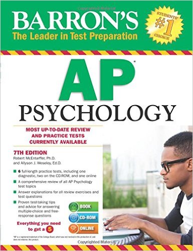Barron's AP Psychology [With CDROM] 英文原版