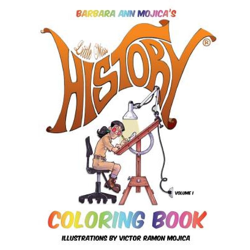 Little Miss HISTORY COLORING BOOK