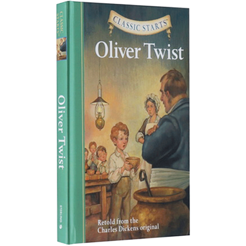 Classic Starts系列 Oliver Twist 雾都孤儿 英文原版儿童小说 世界经典名著 精装版