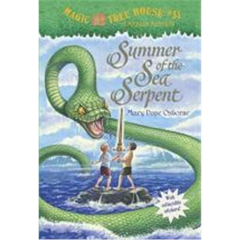神奇树屋31：海蛇的夏天 Summer of the Sea Serpent 英文原版 两种封面随机