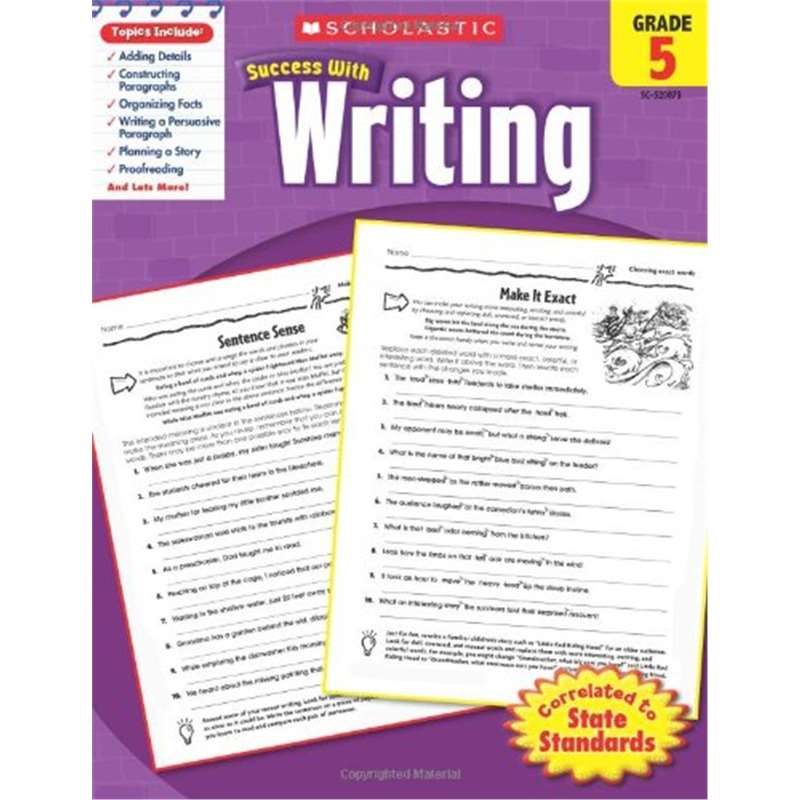 英文原版 学乐成功系列 Scholastic Success with Writing (